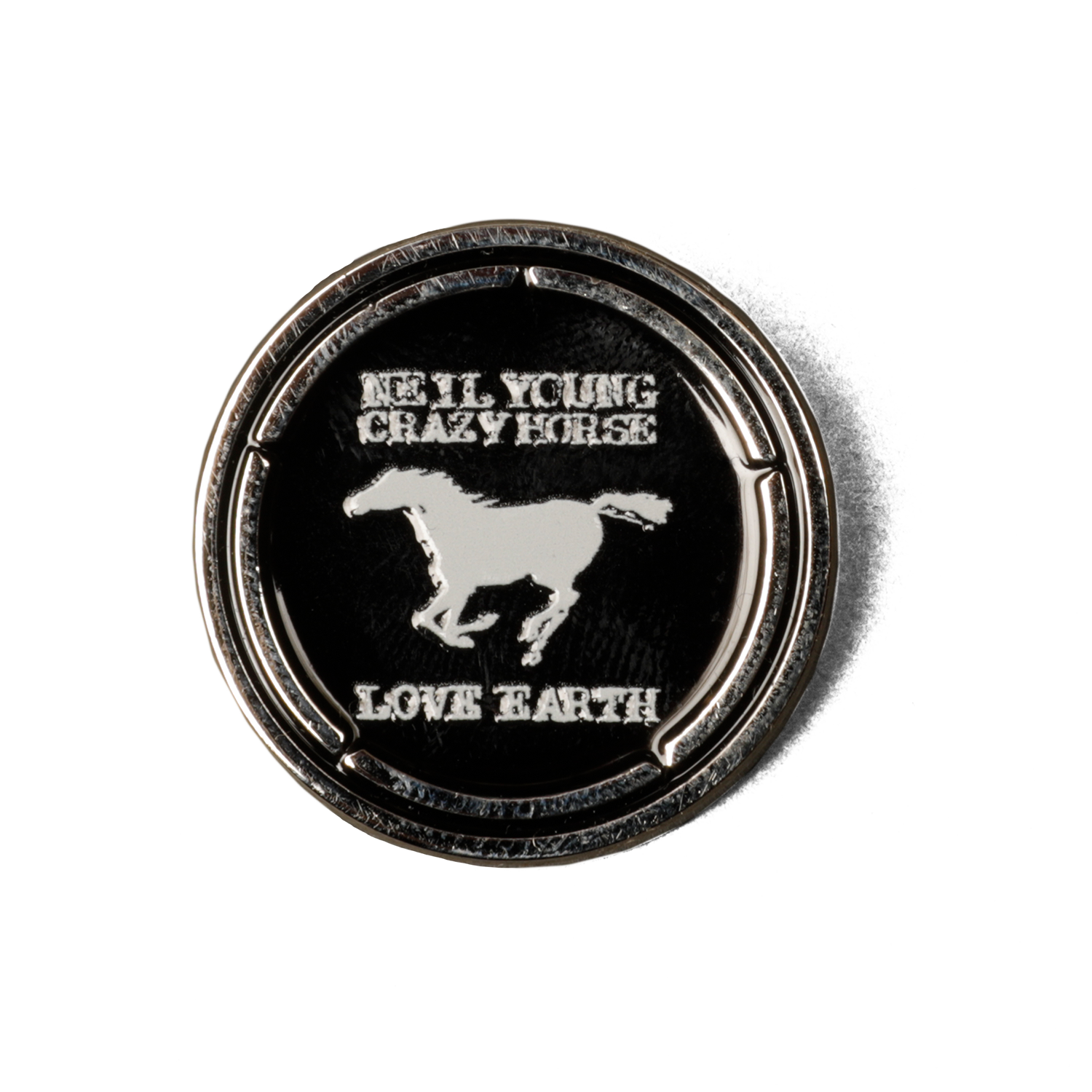 Love Earth Enamel Pin | Neil Young US Official Store
